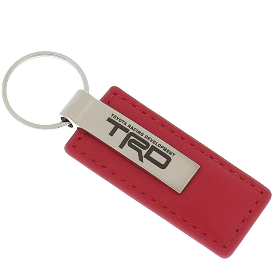 Toyota TRD Leather Keychain (Red) | eBay
