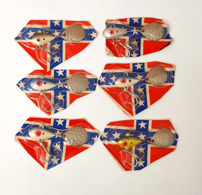 (6) Vintage Tom Mann's Little George Crankbait Fishing Lures Lot of 6 ...