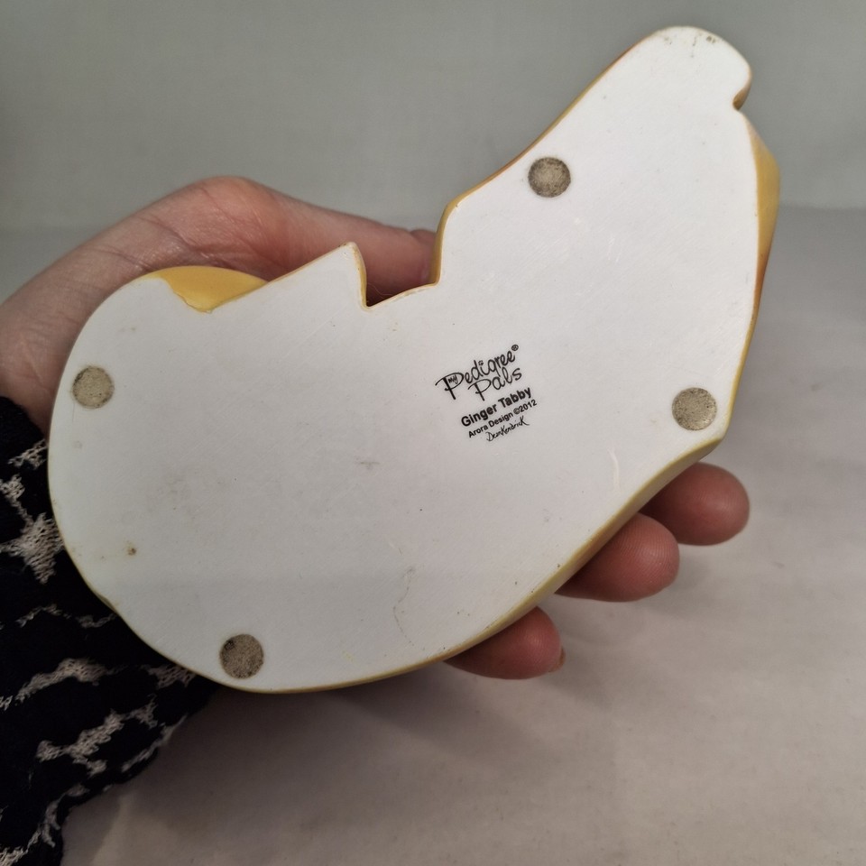 Ginger Cat Ornament Figurine Pedigree Pals Arora Design 2012 Resin Cute ...