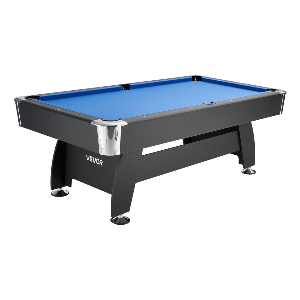 VEVOR 7 ft Billiards Table Portable Pool Tables Game Set Bule Cloth ...