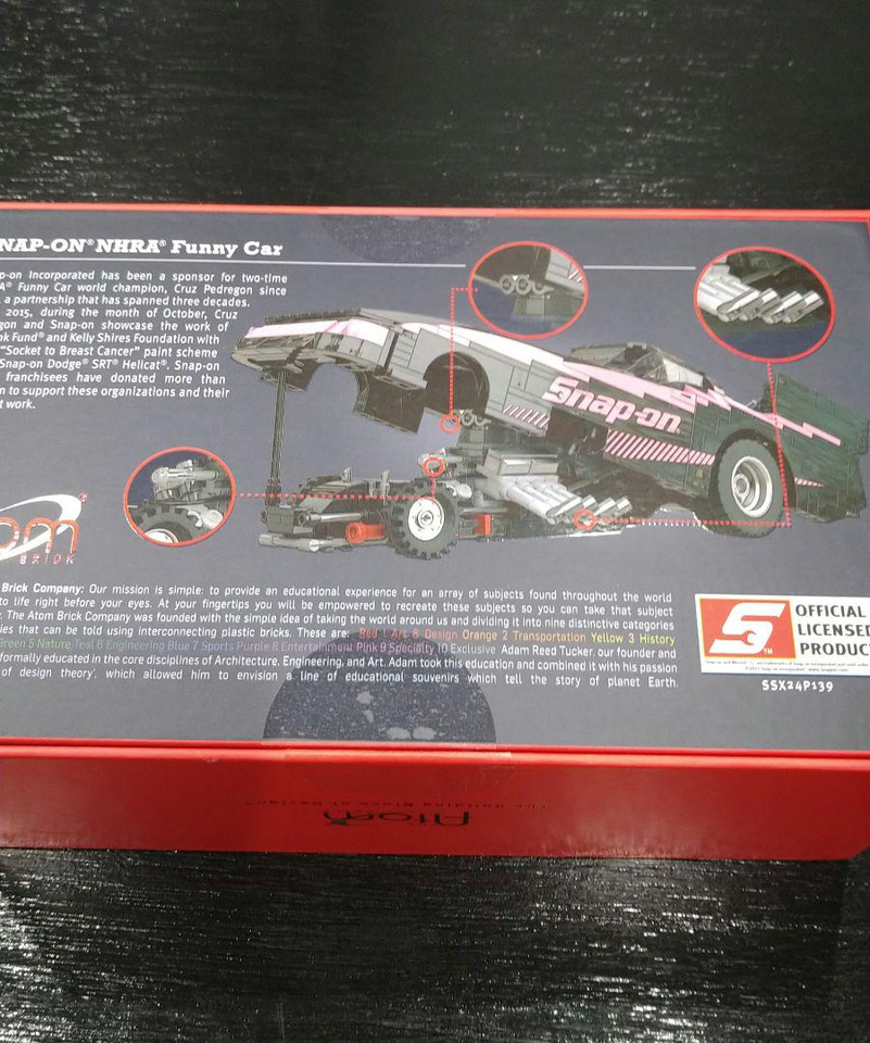World limited LEGO Snap on Snap-on Tools NHRA Funny Car Unused | eBay