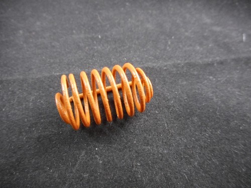 QLA Spiral Capsule Sinker Orange Coated Music Wire 6.5 Coils 1.10" L x ...