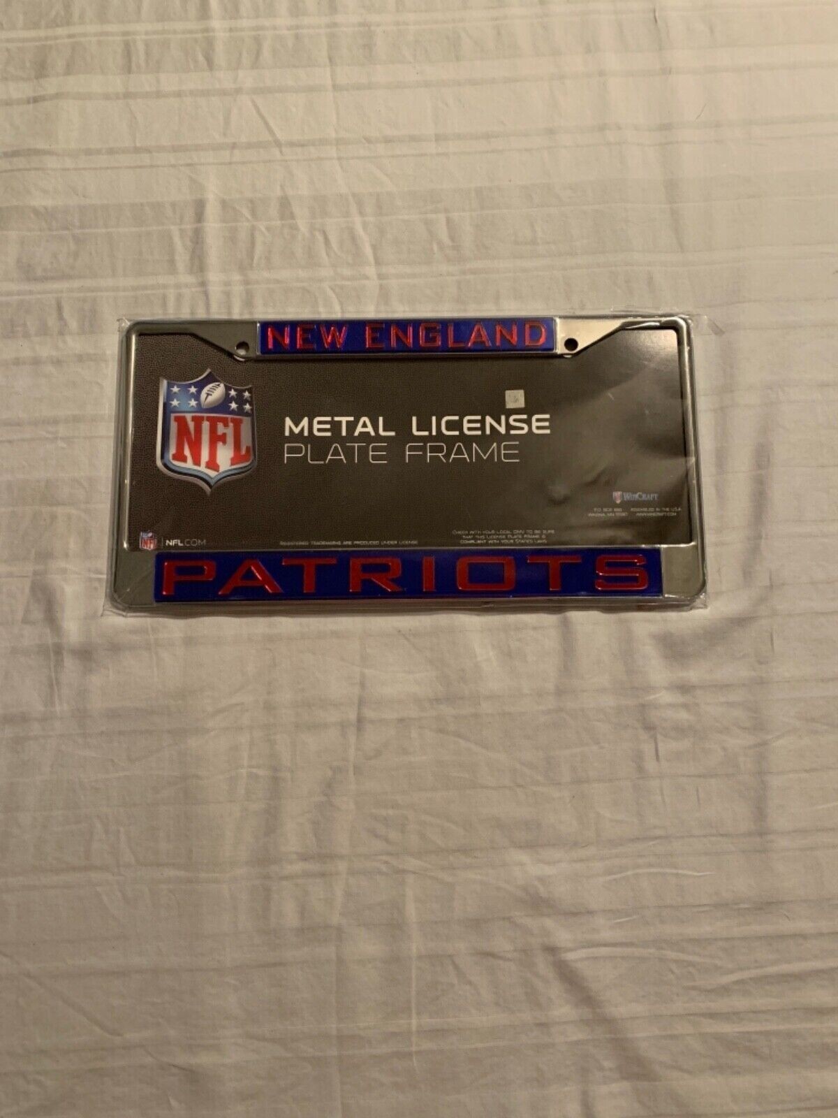 New England Patriots NFL Laser Cut License Plate Frame RICO | eBay
