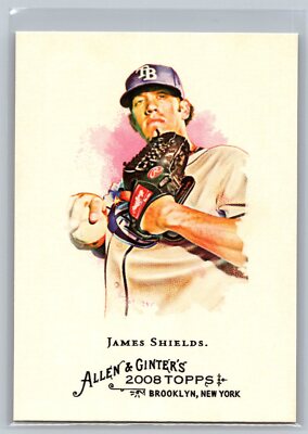 2008 Topps Allen & Ginter Baseball #159 James Shields Tampa Bay Rays | eBay