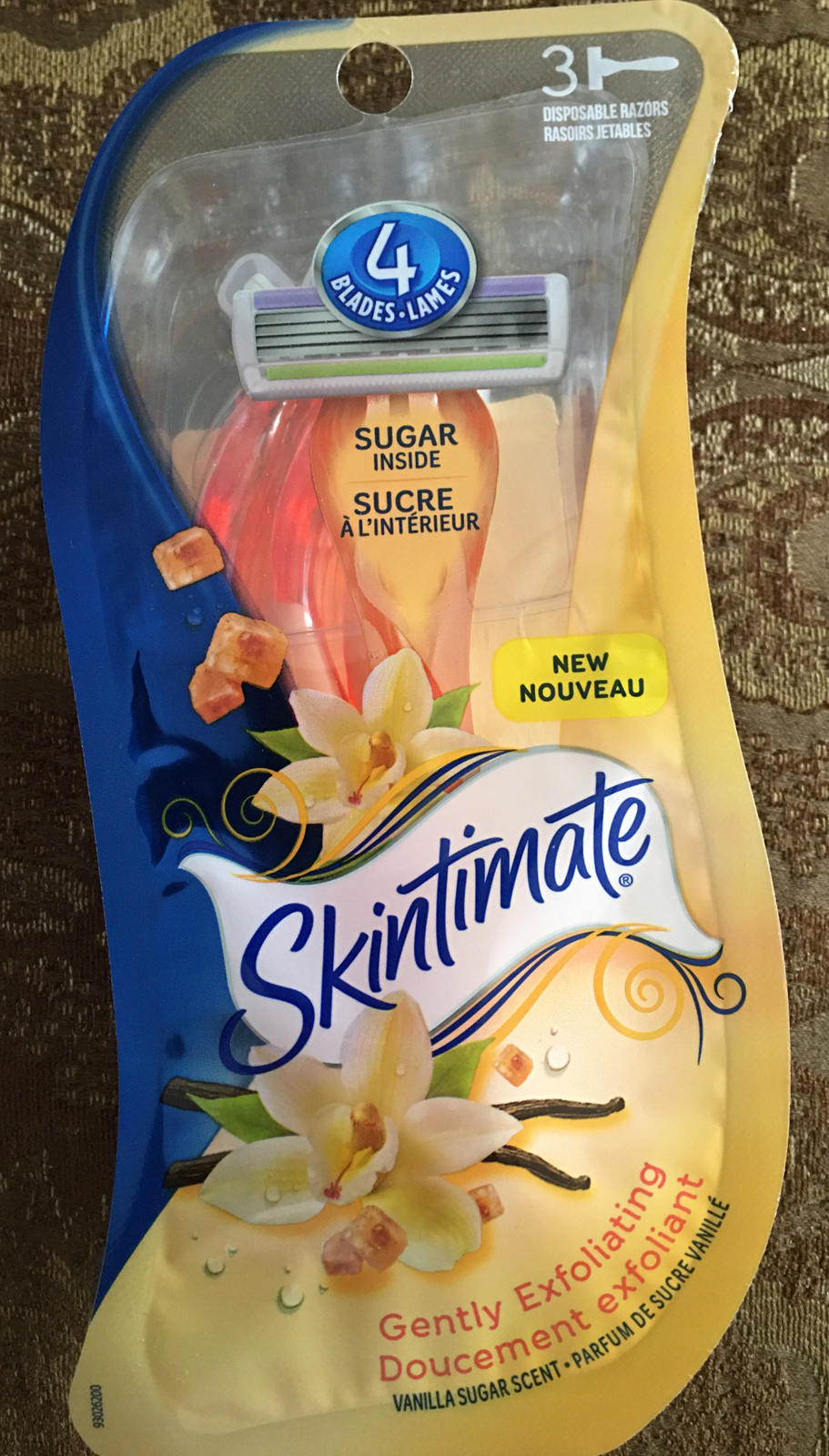 Skintimate Vanilla Sugar 1 Pack 3 Razors (4 Blades) Women 841058046004 ...