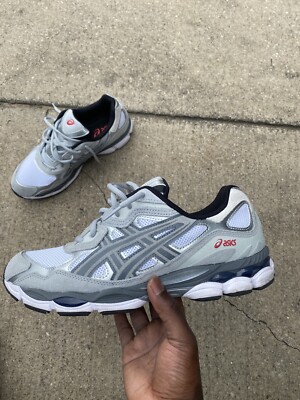 *rare* ASICS Gel NYC White Steel Grey SZ11 | eBay