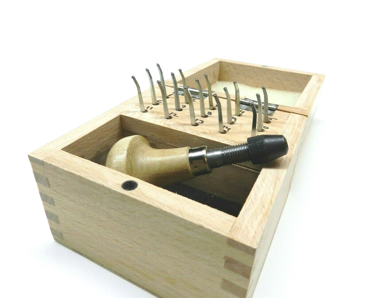 Millgrain Wheel Full Set of All 15 Milgrain Tools Handle & Wooden ...