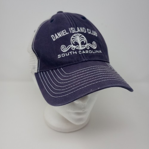 Daniel Island Club SC Ouray Blue White Mesh Back Adjustable Baseball ...