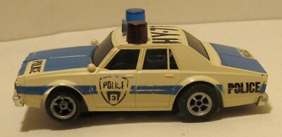 AFX Chevy Police Car with Standard AFX Non-Lighted Chassis Slot Car ...