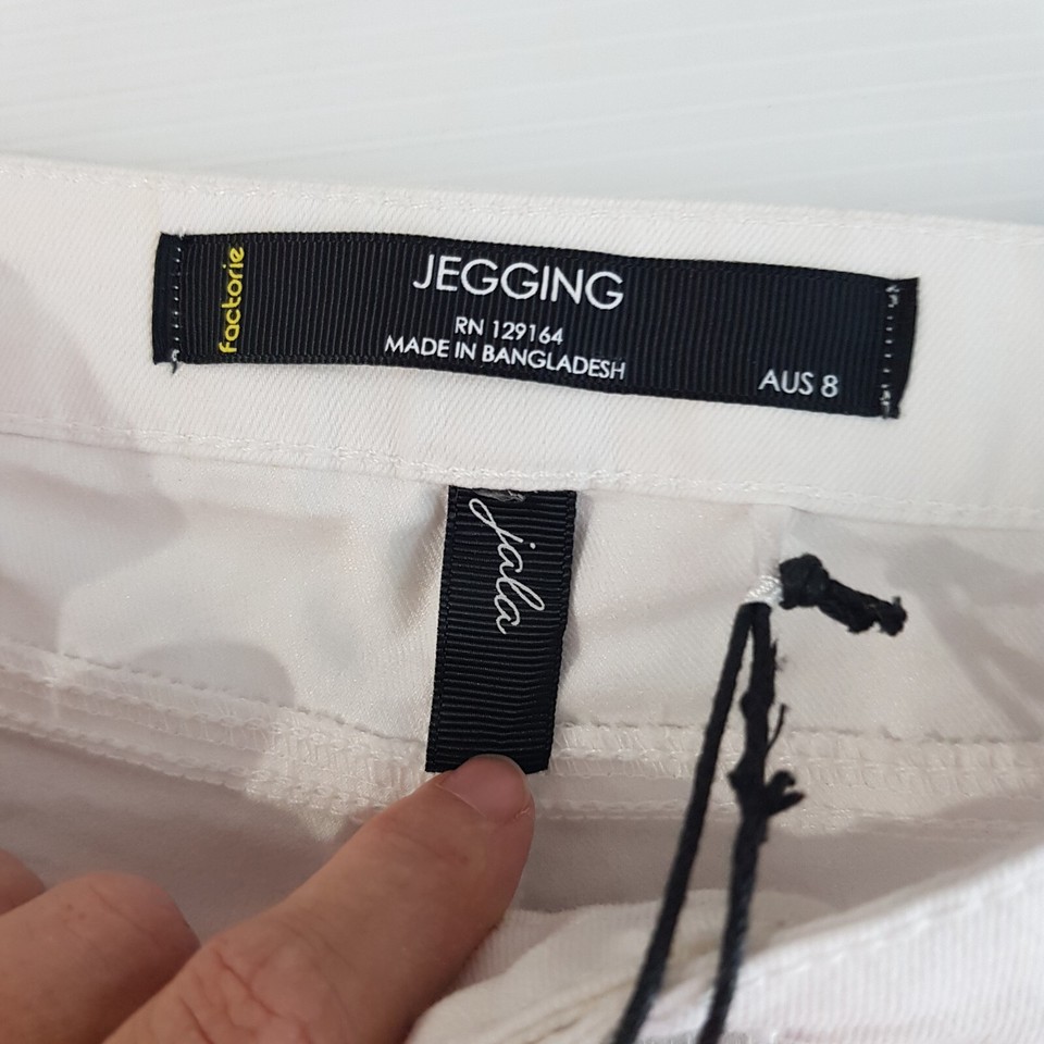 Factorie Womens Size 8 White Jegging Jala Pants Brand New Tags | eBay ...