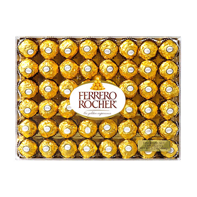Ferrero Rocher Hazelnut Fine Milk Wafer Premium Chocolate 600g 48 Piece ...