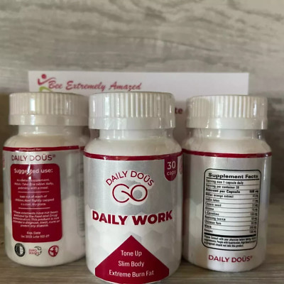 Daily Work Pills *** Brand New and Sealed *** by Daily Dous / Skinny ...