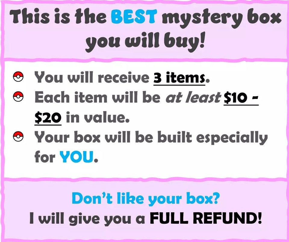 Pokemon CUSTOM Mystery Box: Try my customization process at an affordable price! | eBay