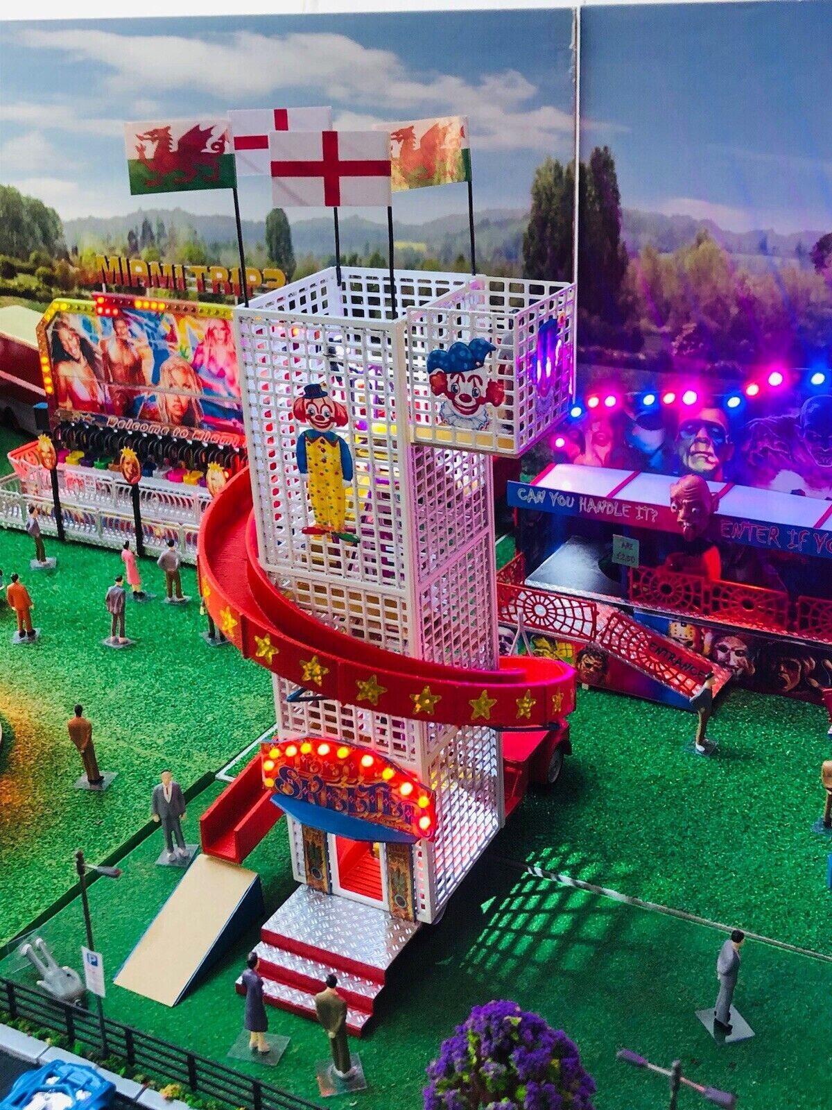 DAPR-1:50 Scale Model Railway/Carnival Kit - Fairground Helter Skelter ...