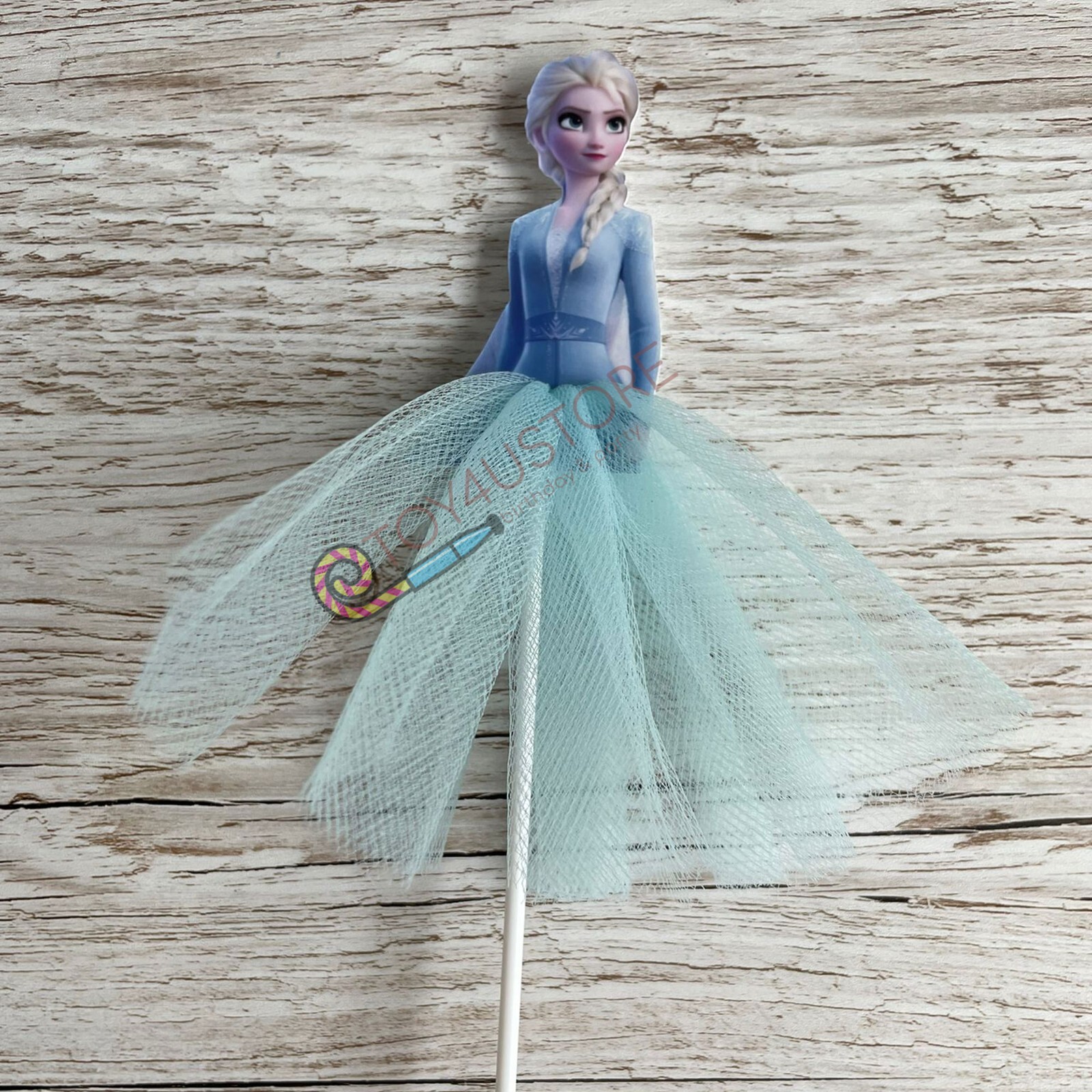 Frozen 2 Princess Elsa & Anna Cake Toppers Birthday Cake Party ...