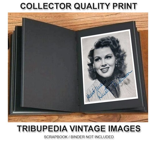 Vintage 1940s Photo - Beautiful Actress Dusty Anderson Autographed Best ...