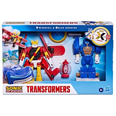 Transformers Collab Sonic the Hedgehog x Transformers Wingtail and Blue ...