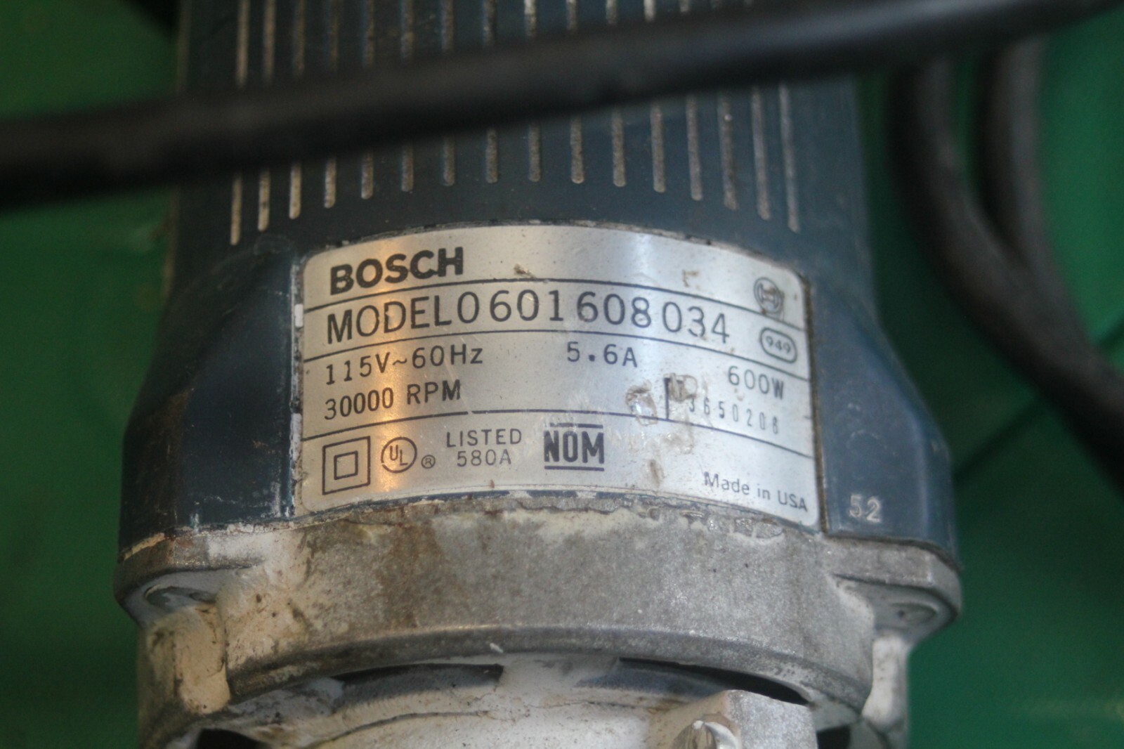 Bosch 1608 Collet Trimmer Router w/out Tilt Base | eBay
