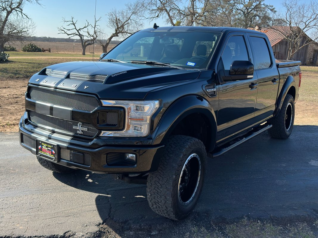 2018 Ford F-150 Shelby 34153 Miles Black Pickup Truck 8 Cylinder Engine ...