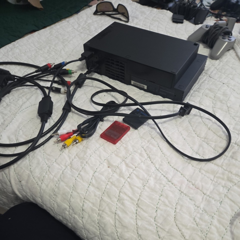 Sony PlayStation 2 PS2 Fat Console black Scph-30001 untested | eBay