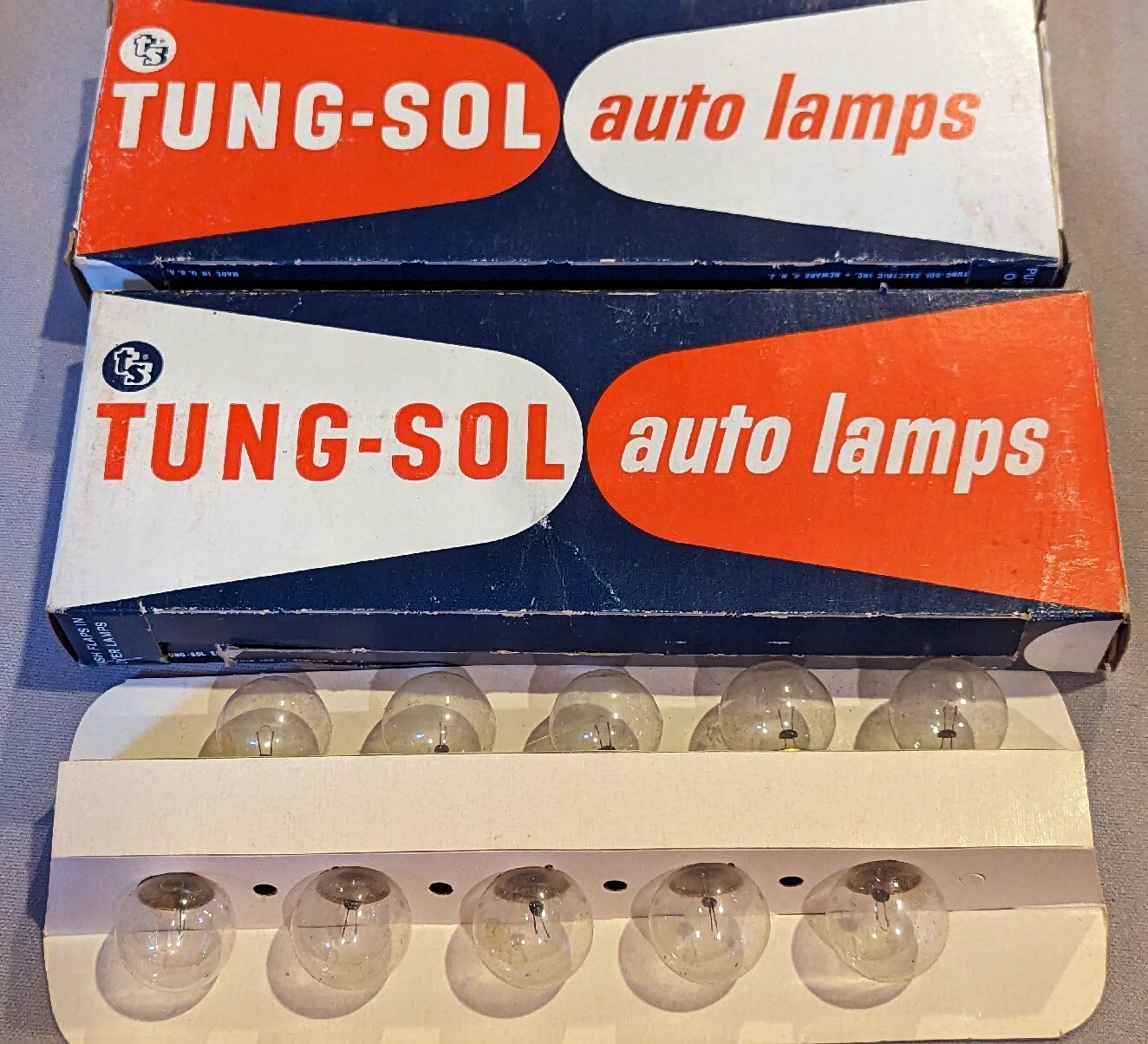 10 Vintage Auto Lamp Bulbs Tung-Sol 1491 80a 2.4v for sale online | eBay