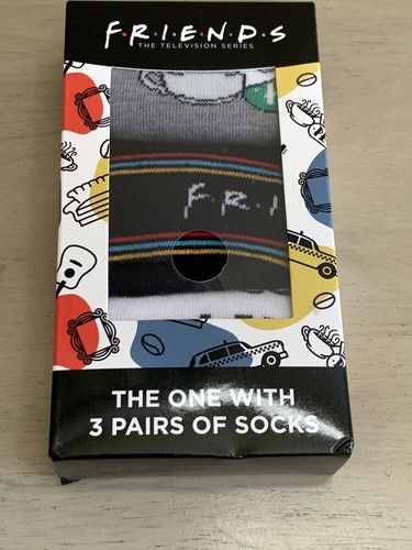 Friends Socks 3 Pair In Box Womens 4-10 13244399700| eBay