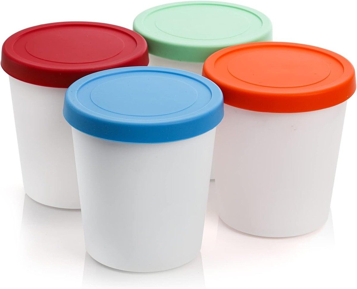 Ice Cream Freezer Storage Containers