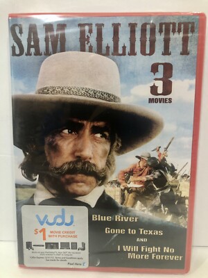 Sam Elliott 3 Films DVD Blue River, I Will Fight No More Forever, Gone ...