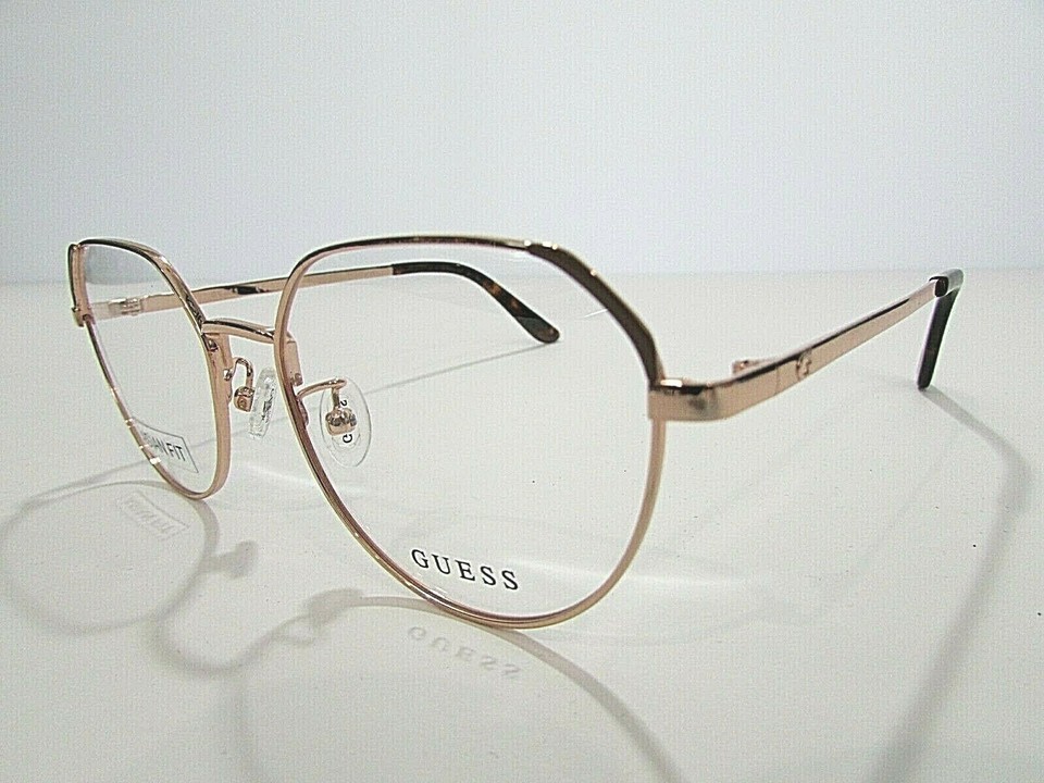 Guess GU2859-D GU 2859-D 028 Shiny Rose Gold Eyeglasses Rx-Able Frame ...