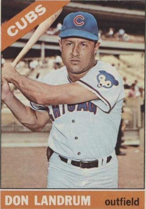 1966 Topps - Don Landrum #43 Light Button on Pants for sale online | eBay