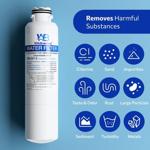 Genuine Water Filter for Samsung Refrigerators with Advanced Filtering ...