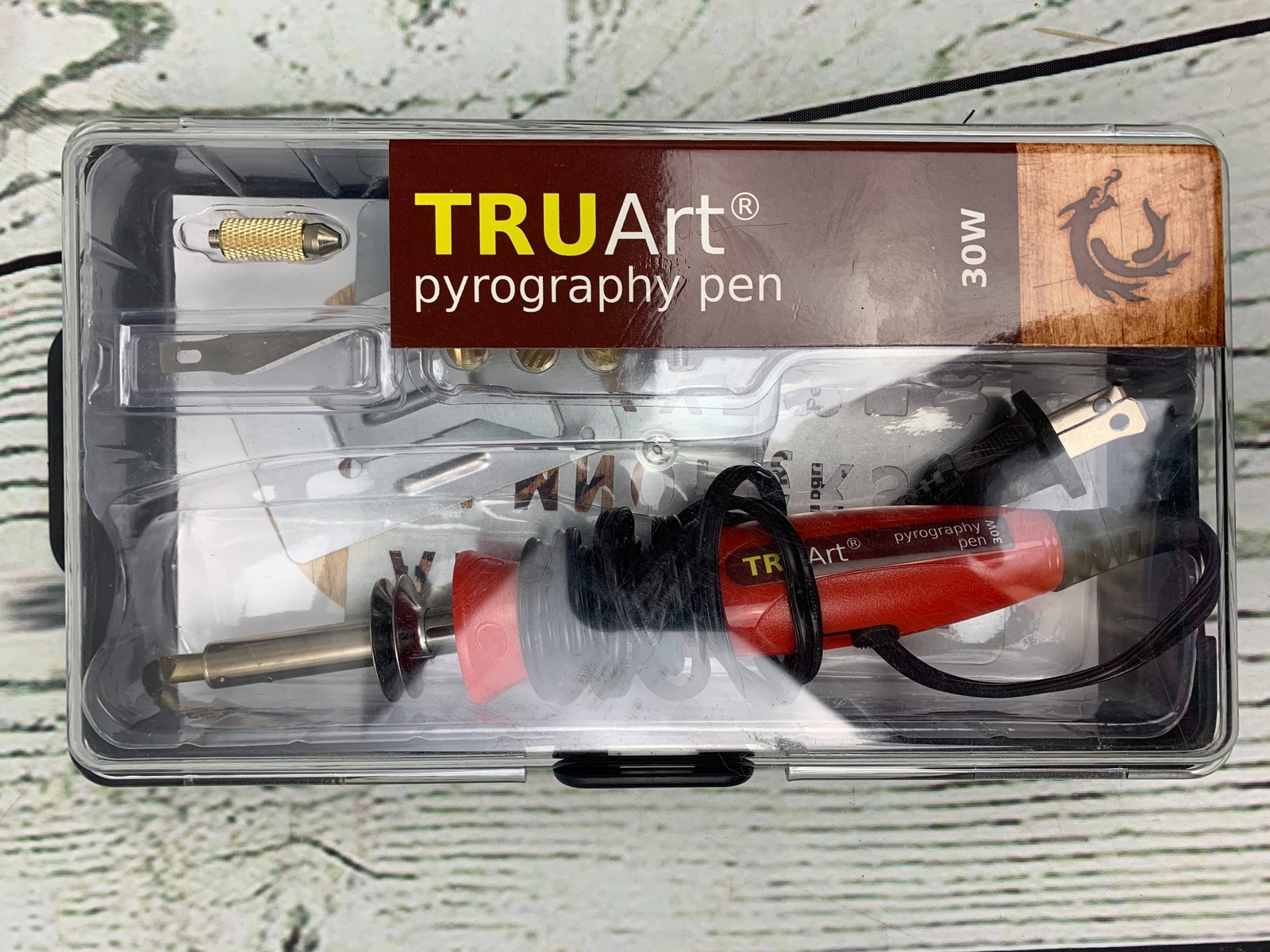 Stage 1 Wood and Leather Pyrography Pen Best Woodburning Crafts Tool ...