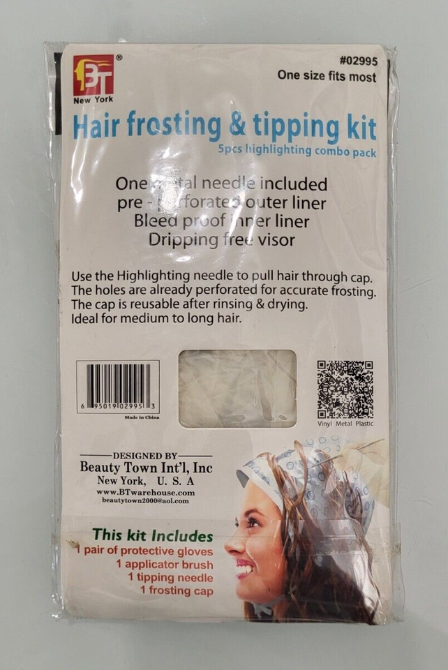 BEAUTY TOWN HAIR FROSTING & TIPPING KIT 5PCS HIGHLIGHTING COMBO PACK | eBay