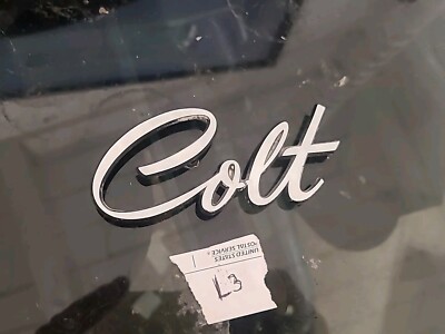 VINTAGE 1970S DODGE COLT PLASTIC FENDER EMBLEM OEM MOPAR | eBay