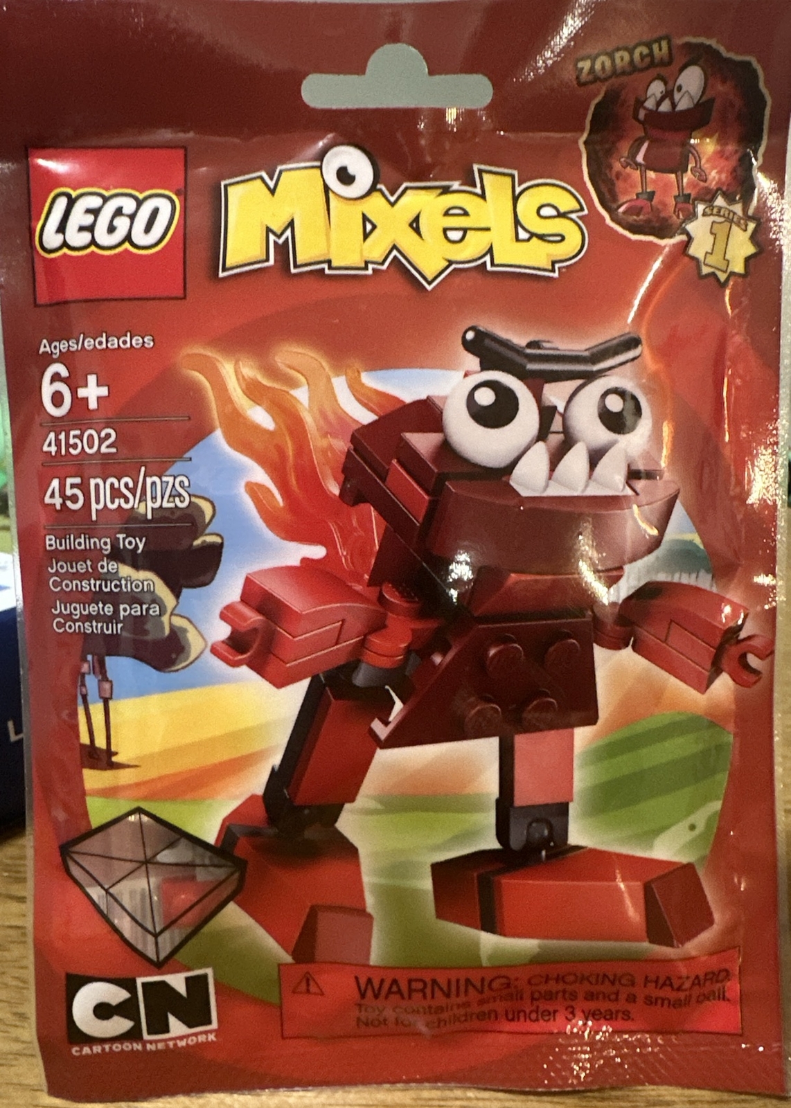 LEGO 41502 Mixels ZORCH Series 1 Rare Retired SEALED NEW Red Flame Fire ...