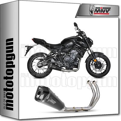 MIVV FULL EXHAUST KIT-RACING DELTA RACE BLACK C YAMAHA FZ07 FZ-07 2022 ...