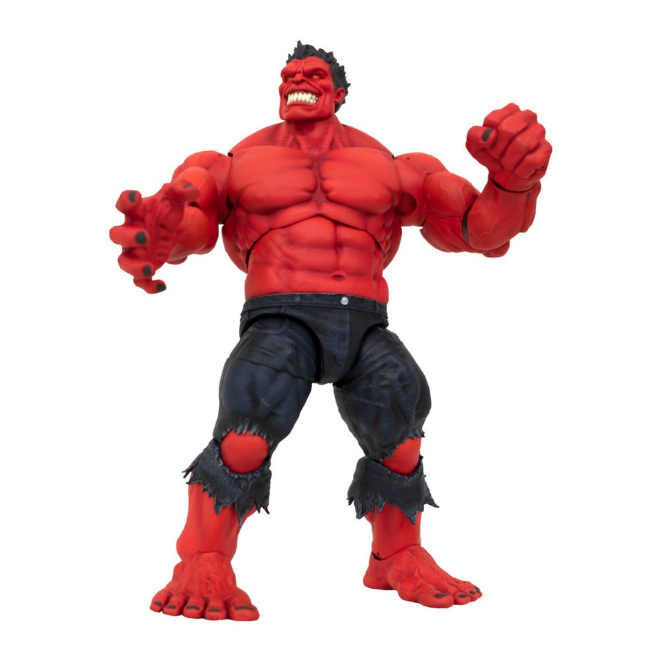 Diamond Select Toys Marvel Select Red Hulk 9 In Action Figure Red ...