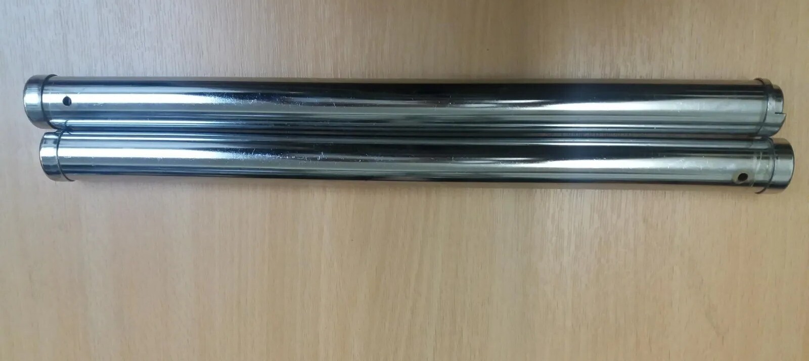 14" (35cm) Long NICKEL Plated Metal COIN HOLDER TUBE Fits 20p Coins ...