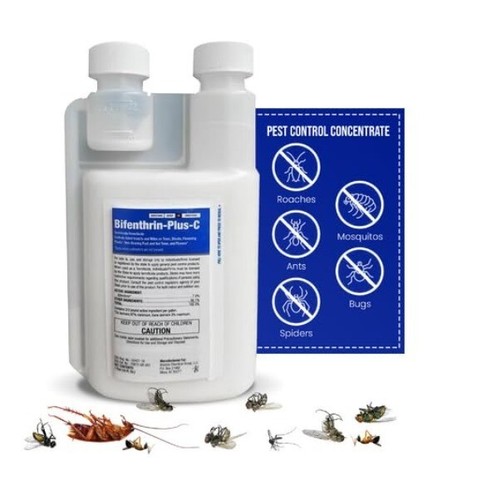 Bifenthrin Plus-C Insecticide (16 oz) - Roach Killer Indoor Infestation ...