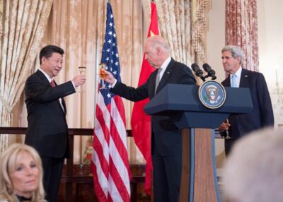JOE BIDEN XI JINPING GLOSSY POSTER PICTURE PHOTO PRINT BANNER china usa ...