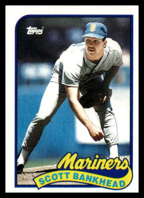 1989 Topps #79 Scott Bankhead Seattle Mariners Baseball Card | eBay