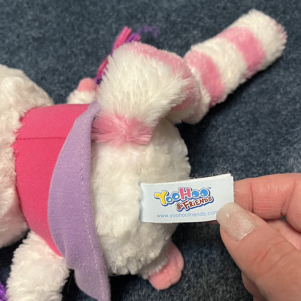 Aurora YooHoo Friends White Pink Sound Stuffed Animal | eBay