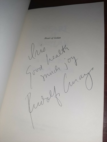 Heart of Aztlan Rudolfo Anaya Signed Paperback | eBay