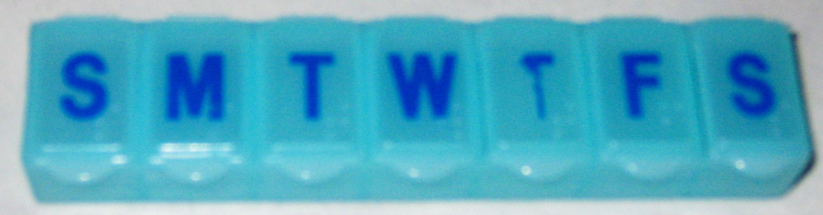 Teal Blue One Week 7 day Medicine Dispenser Pill Box - Case | eBay