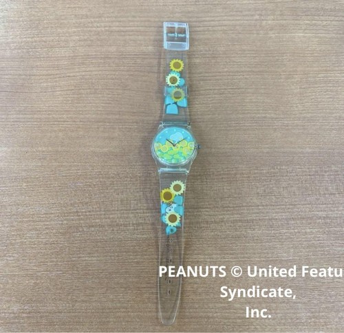 Very Popular Snoopy Sunflower Pattern Clear Band Watch | eBay