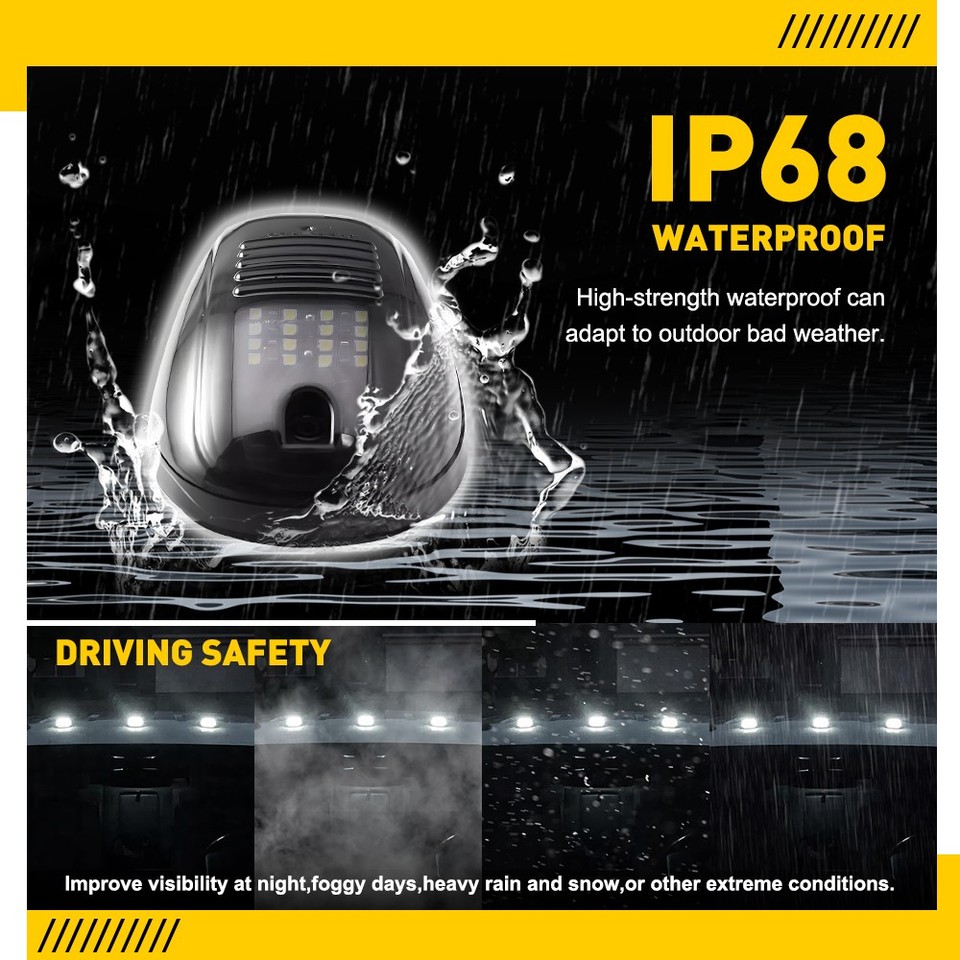 Rooftop Cab Running Light LED 6000K Smoked Lens Kit for Dodge RAM 1500 ...