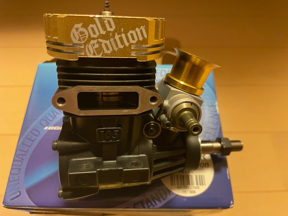 O.S. MAX-105HZ-R Gold Edition 80th Anniversary Model Engine | eBay