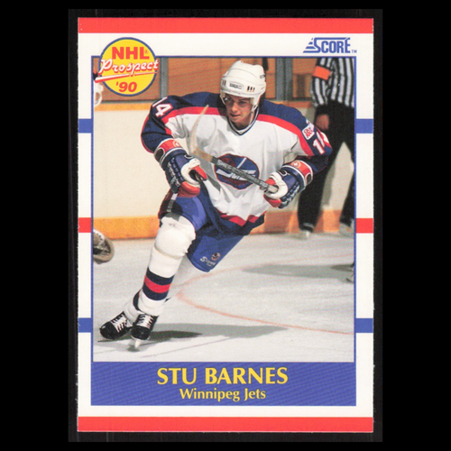 Stu Barnes Rookie #391 1990 Score Winnipeg Jets Hockey Card NHL NM | eBay