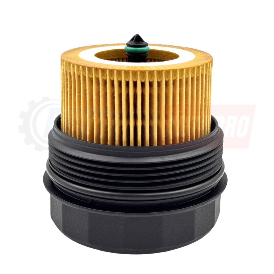 For BMW Oil Filter Housing Cover Cap 11427525334 w/ Oil Filter & Oil ...