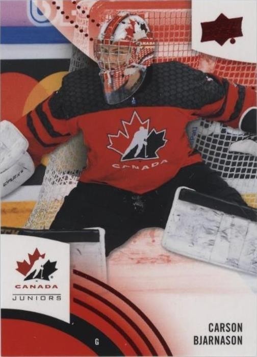2025 Upper Deck Team Canada Juniors - Carson Bjarnason, Carson ...